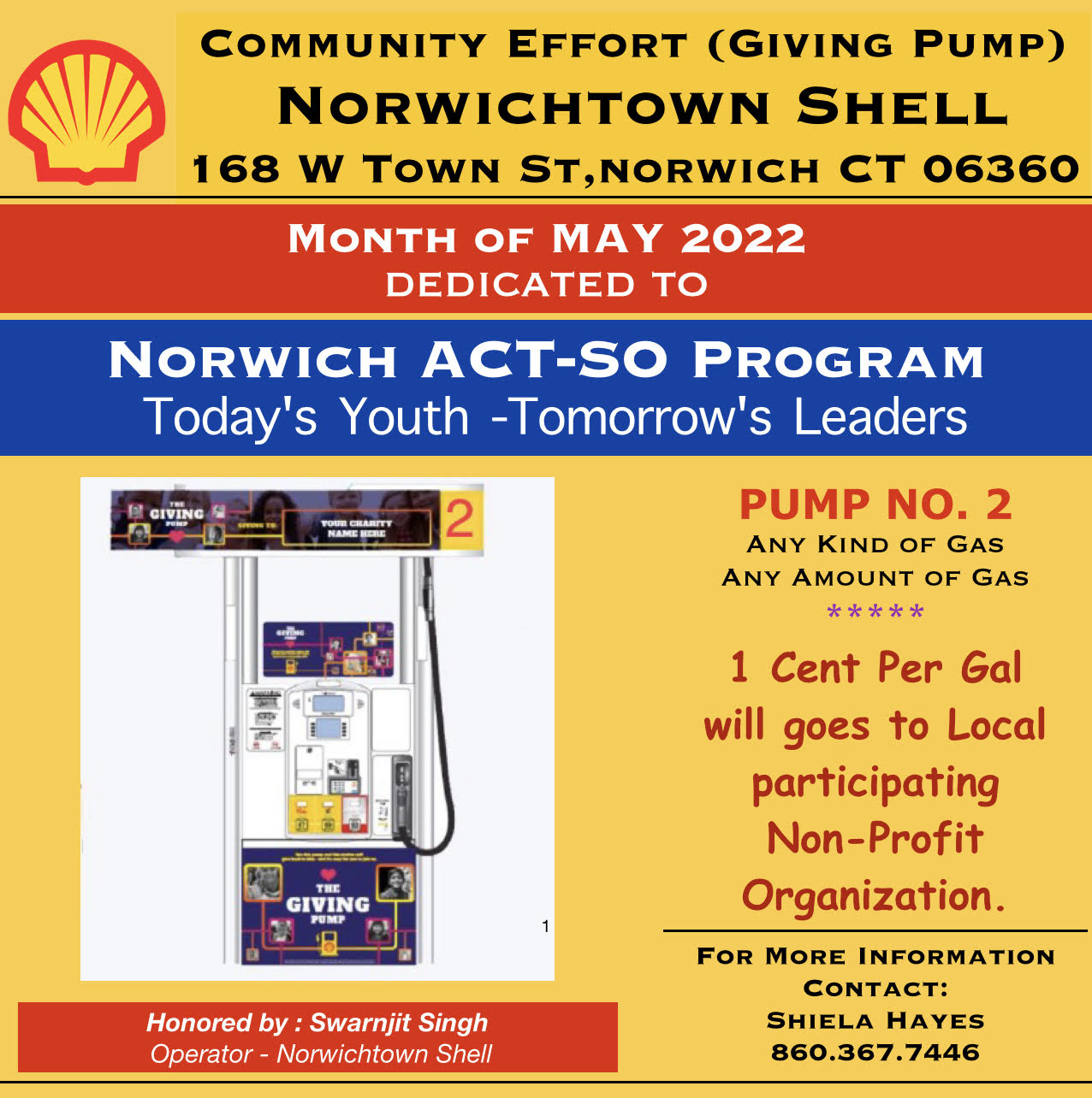 Norwichtown Shell gas station fundraiser – NAACP Norwich CT Branch